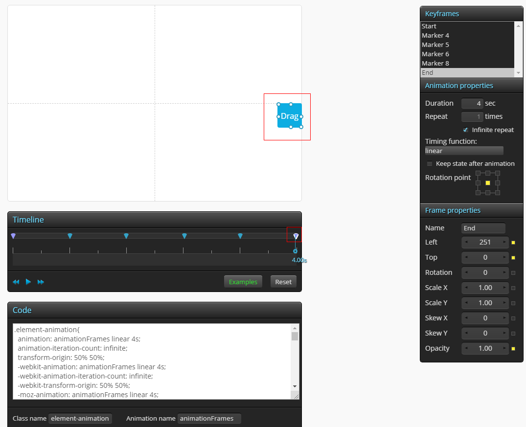 CSSアニメーションを直観的に設定できるジェネレーター「CSS3 Keyframes Animation Generator」の使い方を解説 | ポータルサイトHack - 東京・港区 ...
