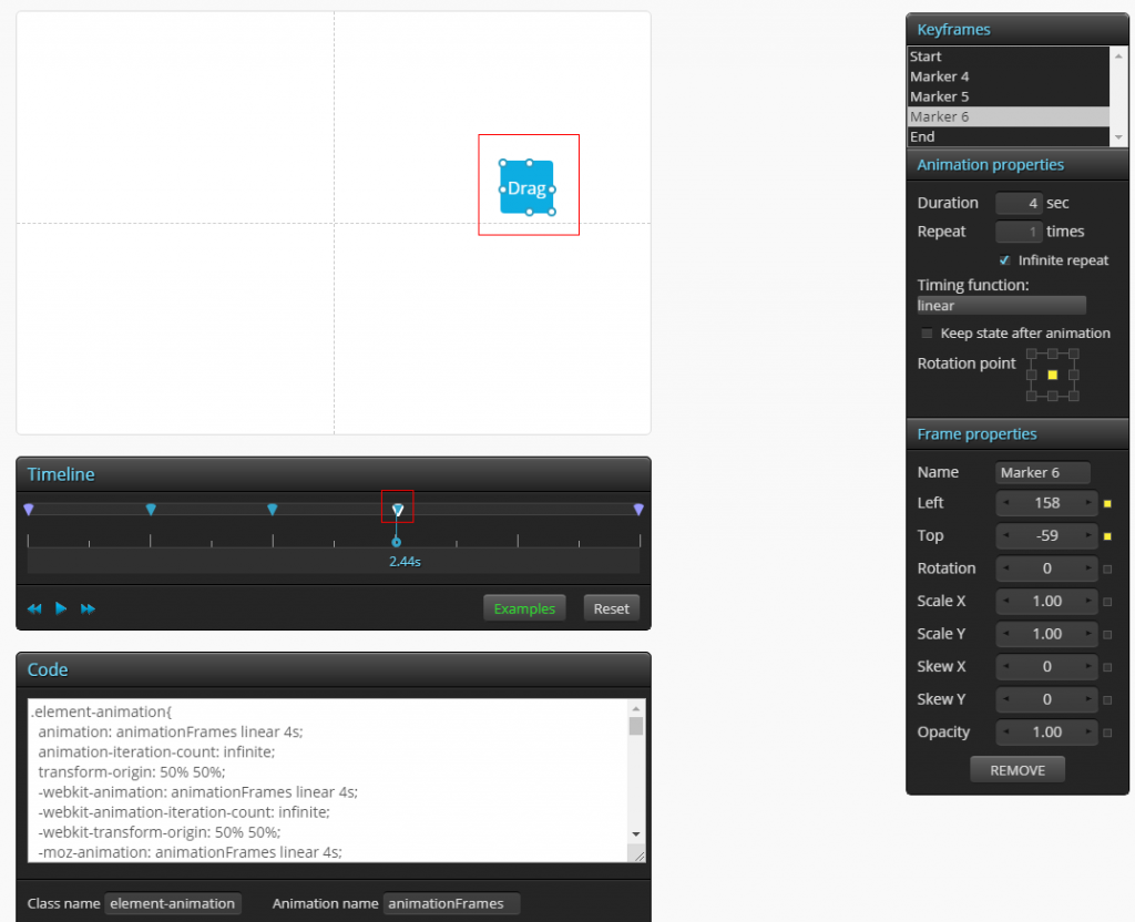 CSSアニメーションを直観的に設定できるジェネレーター「CSS3 Keyframes Animation Generator」の使い方を解説 | ポータルサイトHack - 東京・港区 ...